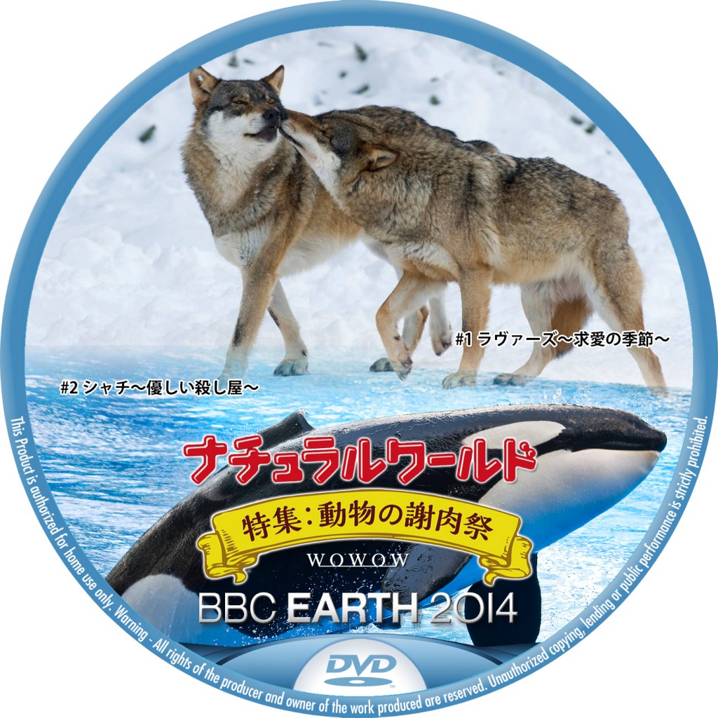 BBC EARTH 2014 ナチュラルワールド 特集：動物の謝肉祭 | レーベル92